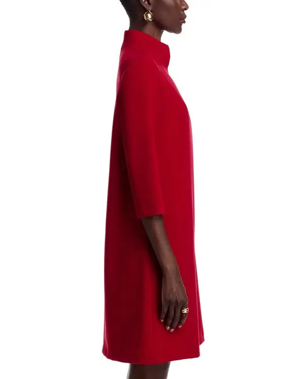 Caroline Rose Taylor Dress - Deep Red