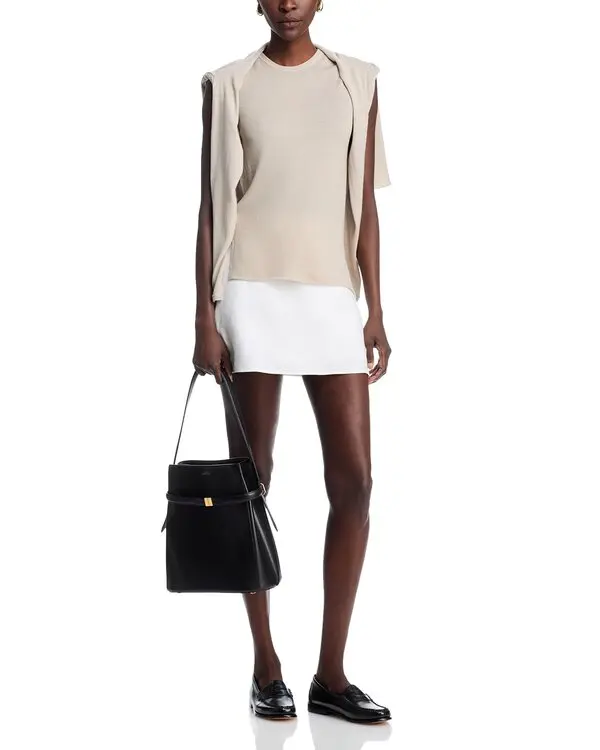 Majestic Filatures Crewneck Sleeveless Top - Desert