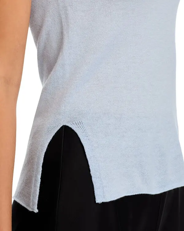 Majestic Filatures Crewneck Sleeveless Top - Ocean
