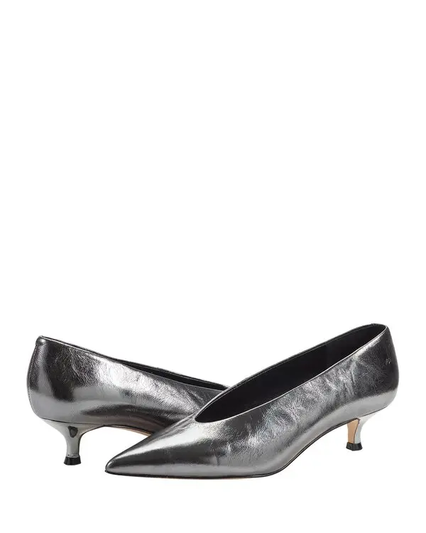 MARC FISHER LTD. Cecile Pointed Pumps - Silver