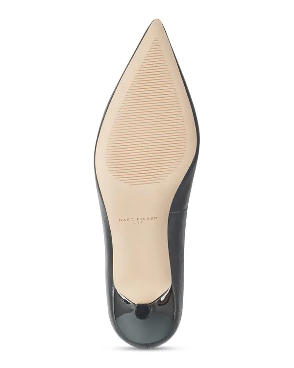 MARC FISHER LTD. Cecile Pointed Pumps - Silver