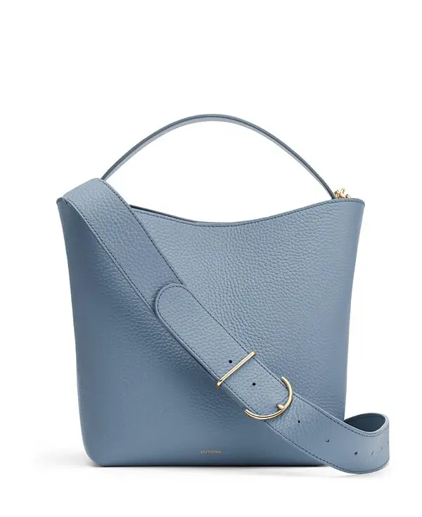 Cuyana Linea Bucket Bag - Azure