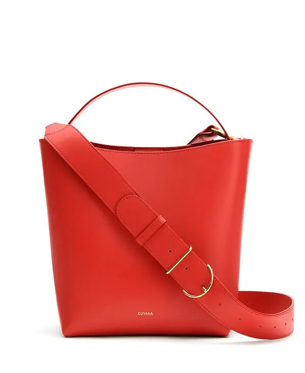 Cuyana Linea Bucket Bag - Chili