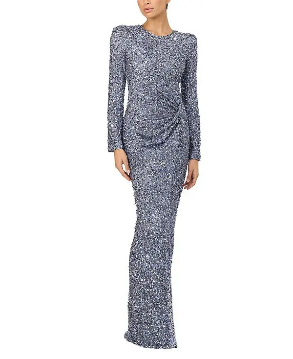Jenny Packham Marie Maxi Dress - Basalt Grey