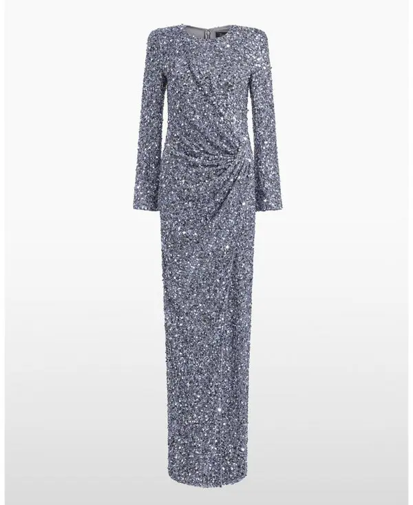 Jenny Packham Marie Maxi Dress - Basalt Grey