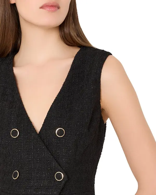 MILLY Mixed Media Minidress