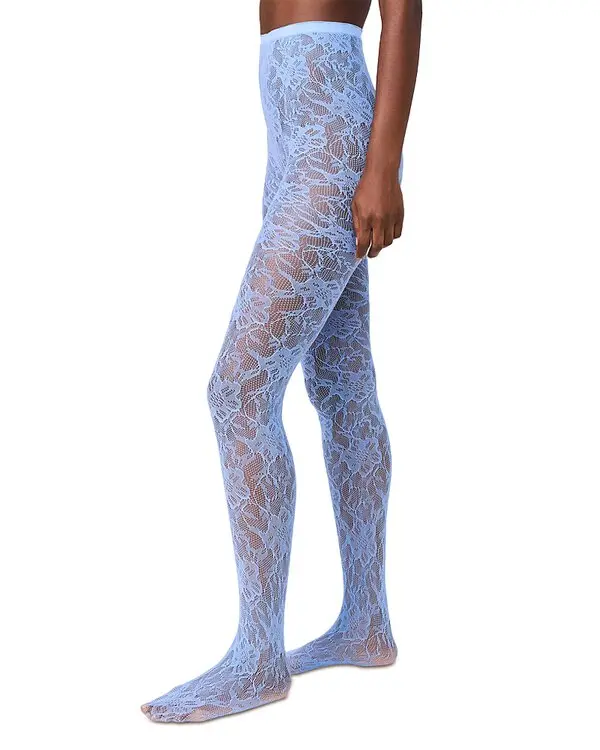 STEMS Eden Mesh Tights - Blue