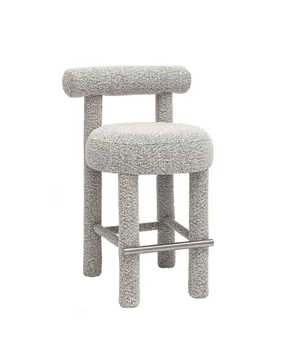 TOV FURNITURE Carmel Counter Stool - Black,white