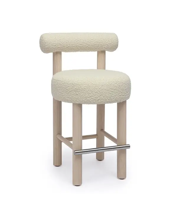 TOV FURNITURE Carmel Counter Stool - Carmel Cream