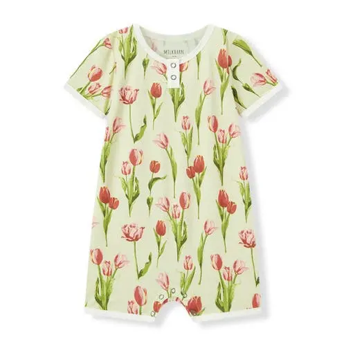MILKBARN Luxe Stretch Shortall - Tulip