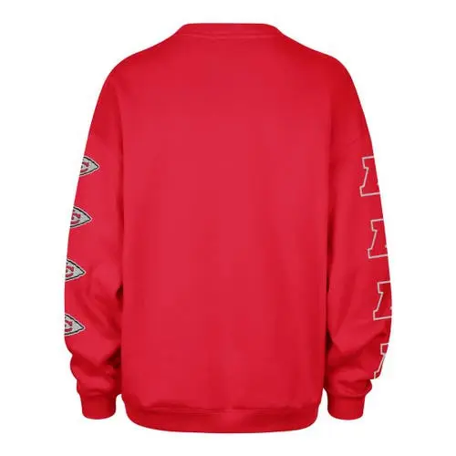 '47 Kansas City Chiefs Go Big Oversized Pullover Sweatshirt