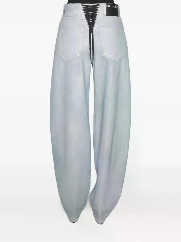 MUGLER Lace-up Trousers