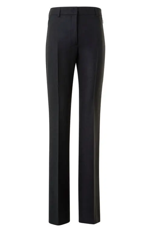 Akris Marilyn Stretch Wool Bootcut Pants