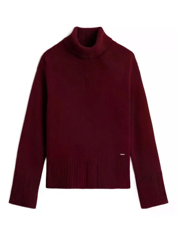 Woolrich Turtleneck Ribbed Knit Sweater