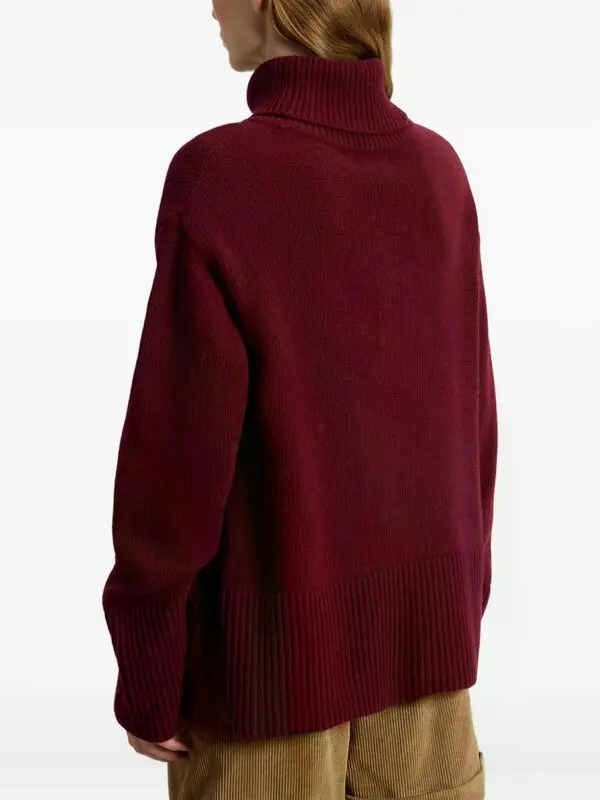 Woolrich Turtleneck Ribbed Knit Sweater