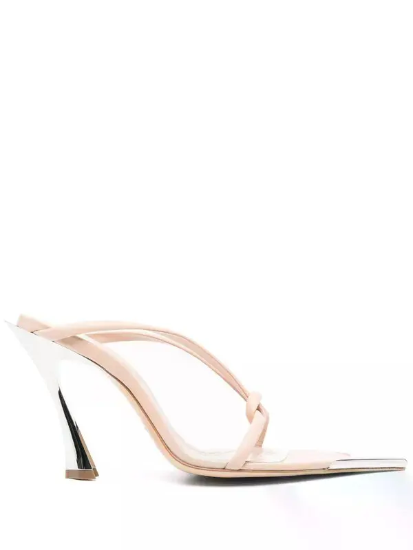 MUGLER 105mm Knotted Fang Sandals