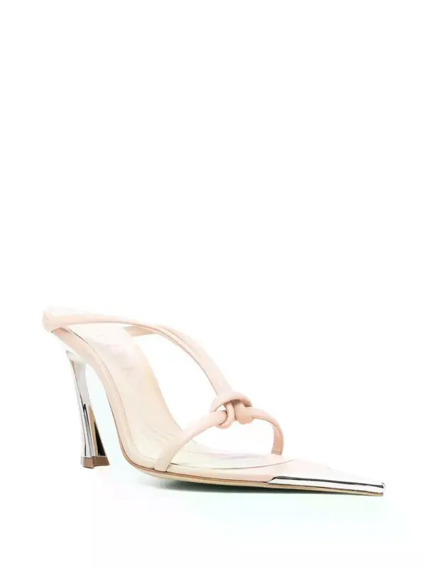 MUGLER 105mm Knotted Fang Sandals