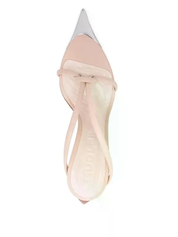 MUGLER 105mm Knotted Fang Sandals