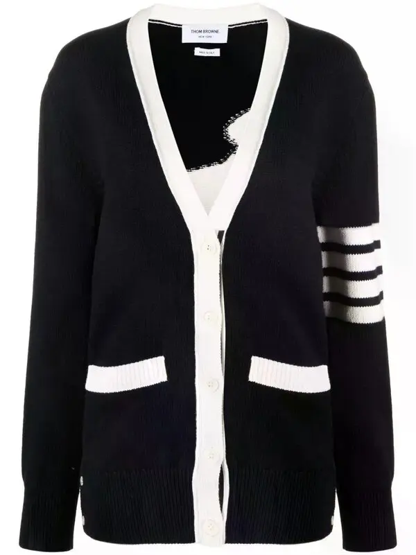 Thom Browne 4-bar Stripe Cardigan