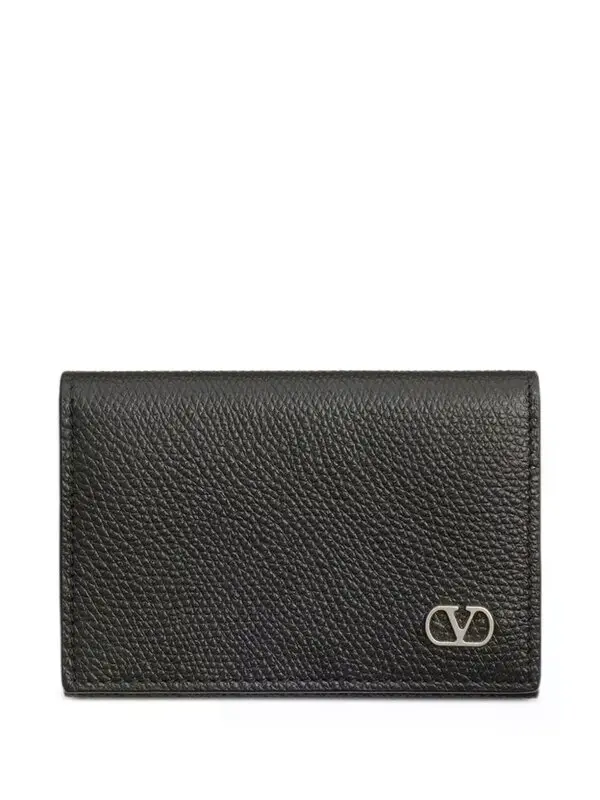 Valentino Garavani Grained Leather Wallet - Black