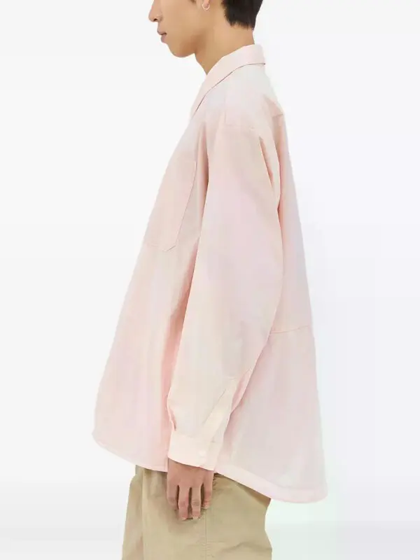 Dickies Double-pocket Long-sleeve Shirt - Pink