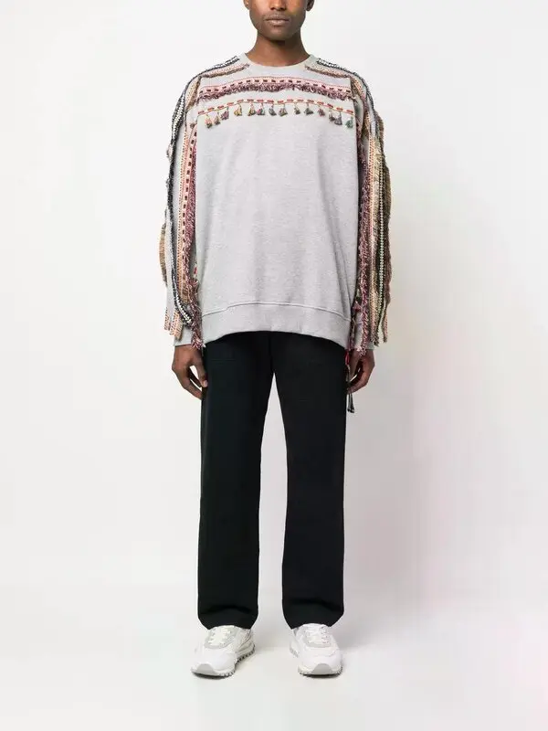 RITOS Tasseled Embroidered Sweatshirt