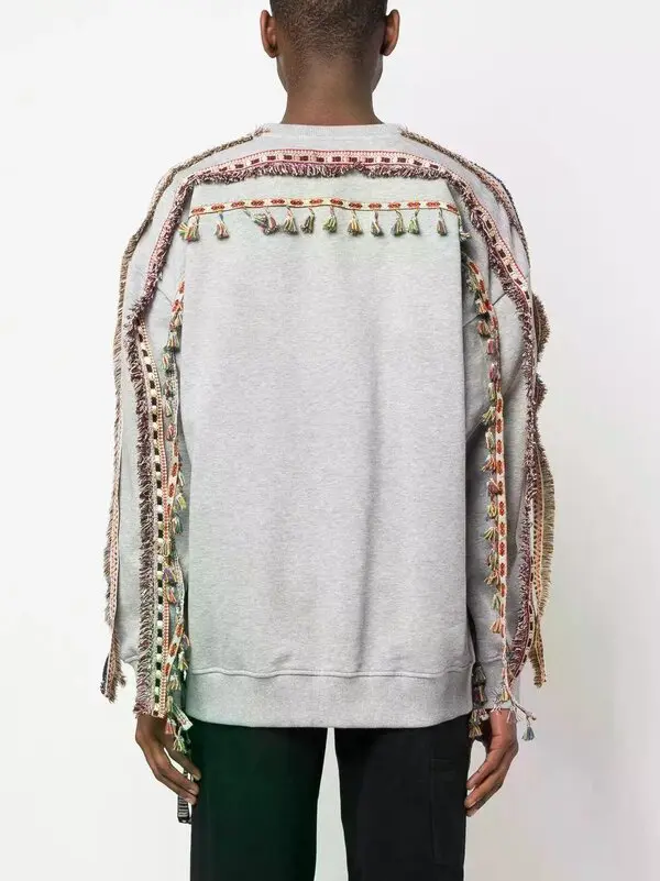 RITOS Tasseled Embroidered Sweatshirt