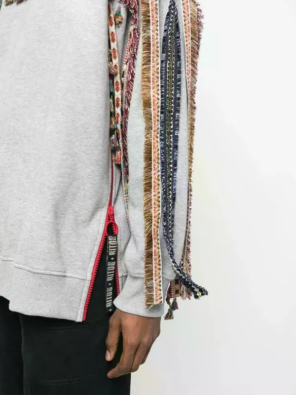 RITOS Tasseled Embroidered Sweatshirt