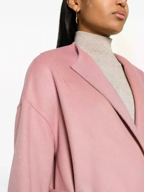 N_8 MILANO Belted Wool-cashmere Trench Coat