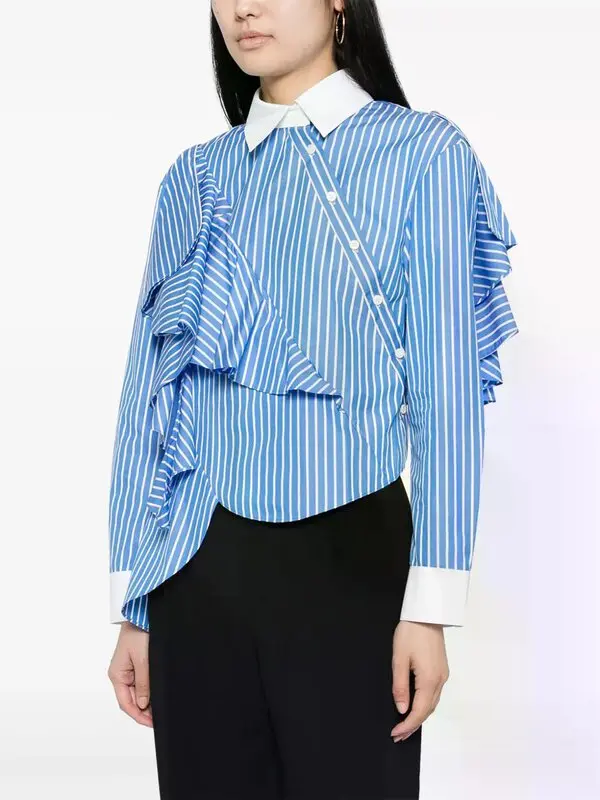 BESFXXK Long-sleeve Striped Shirt