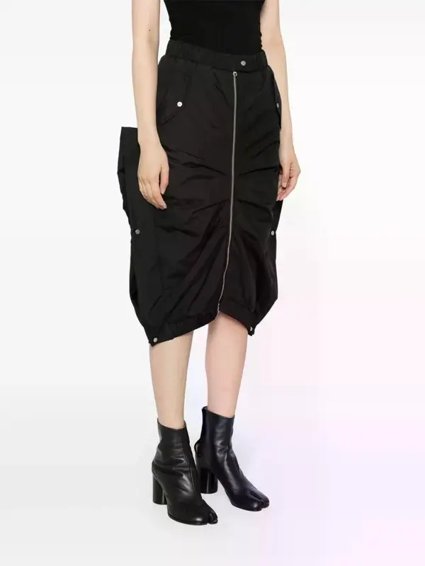 BESFXXK Elasticated Midi Skirt
