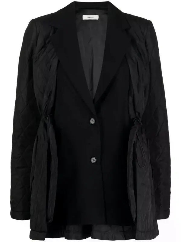 BESFXXK Notched-lapels Layered Blazer
