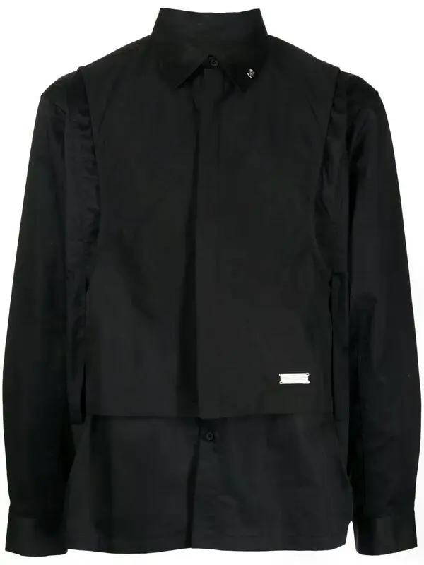 C2H4 Long-sleeved Layered Shirt