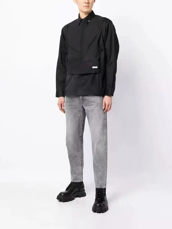 C2H4 Long-sleeved Layered Shirt