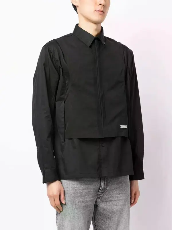 C2H4 Long-sleeved Layered Shirt