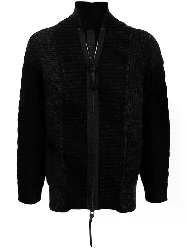THE VIRIDI-ANNE Chunky-knit Zip-up Cardigan