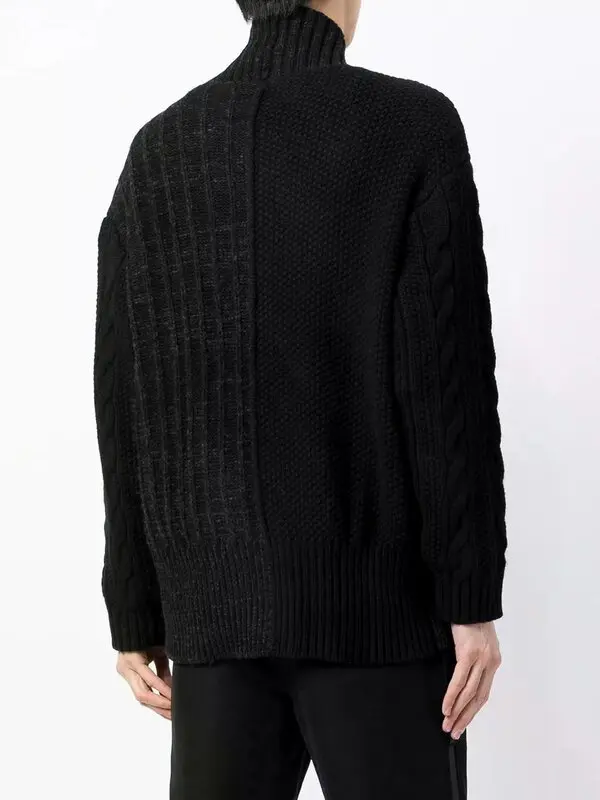 THE VIRIDI-ANNE Chunky-knit Zip-up Cardigan