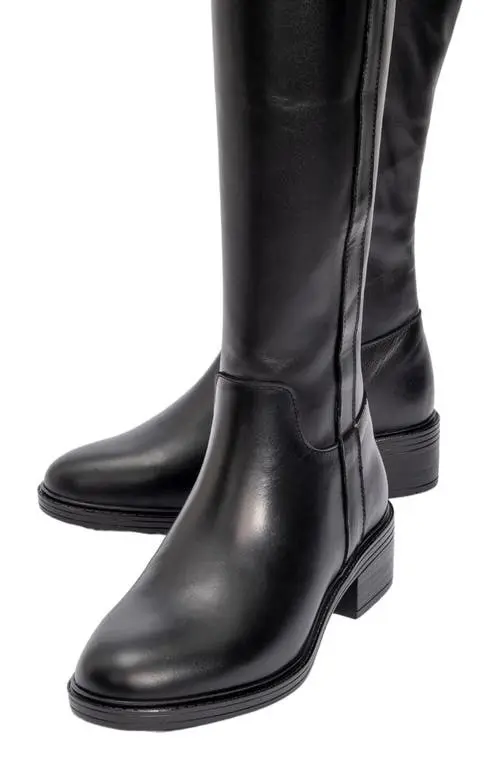 FOREVER & ALWAYS SHOES Acro Nappa Leather Boots - Black Leather