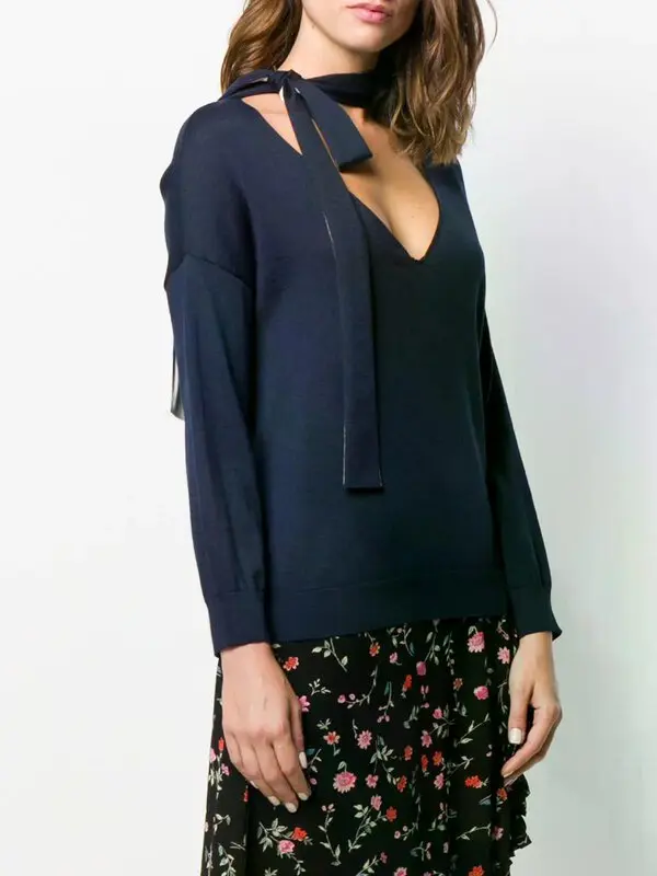 Red Valentino Bow-tie Jumper