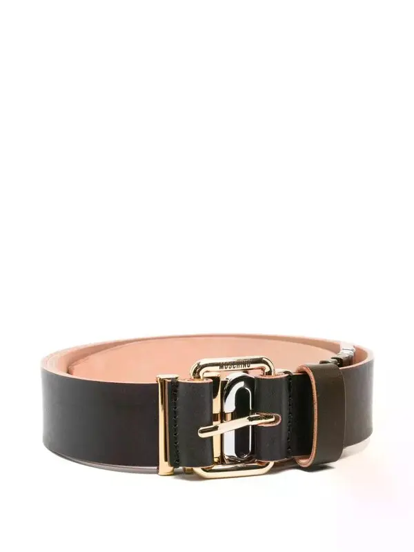 Moschino Leather Belt - Black