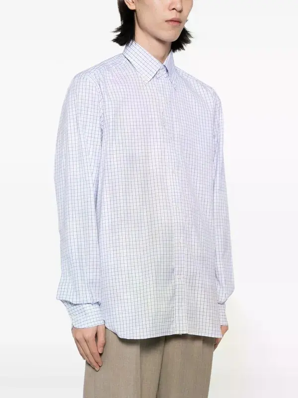Luciano Barbera Check-print Button-down Shirt