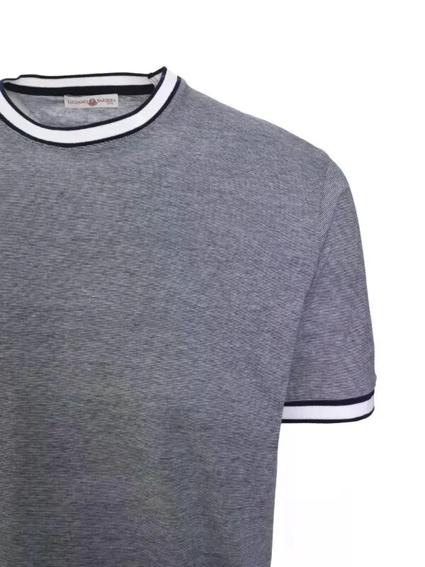 Luciano Barbera Contrasting-trim T-shirt