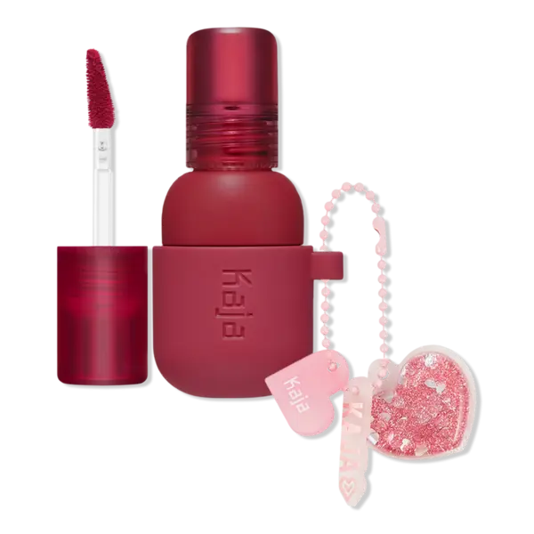 KAJA Jelly Charm Glazed Lip Stain & Blush With Keychain - Squeeze Guava
