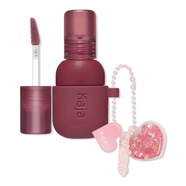 KAJA Jelly Charm Glazed Lip Stain & Blush With Keychain - Fig Soda