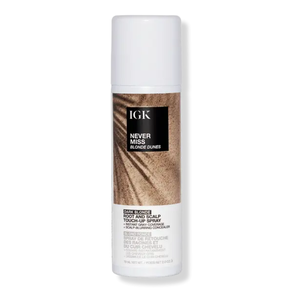 IGK Never Miss Root And Scalp Touch-up Spray - Blonde Dunes
