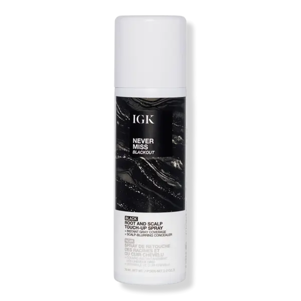 IGK Never Miss Root And Scalp Touch-up Spray - Blackout
