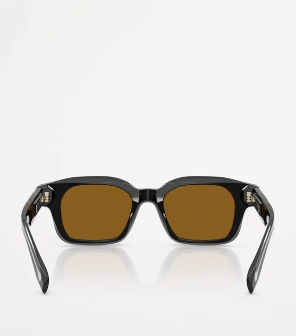 Brunello Cucinelli Acetate Square Sunglasses - Black