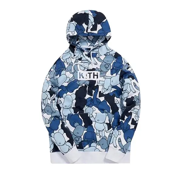 Kith Bearbrick Pattern Hoodie