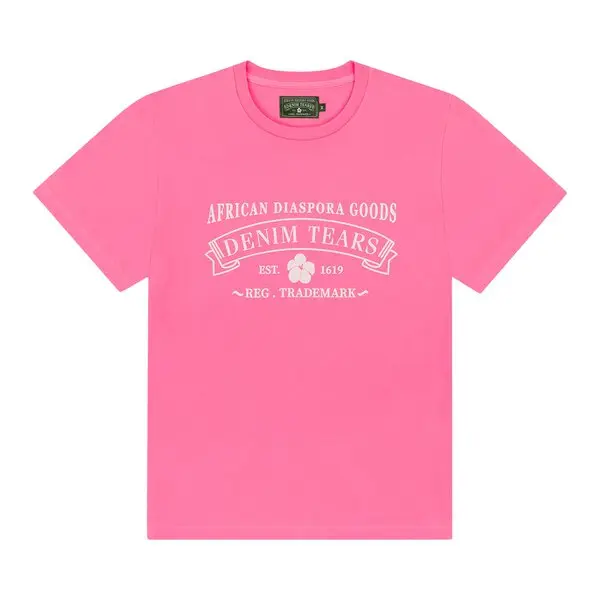 DENIM TEARS Adg Tee - Pink