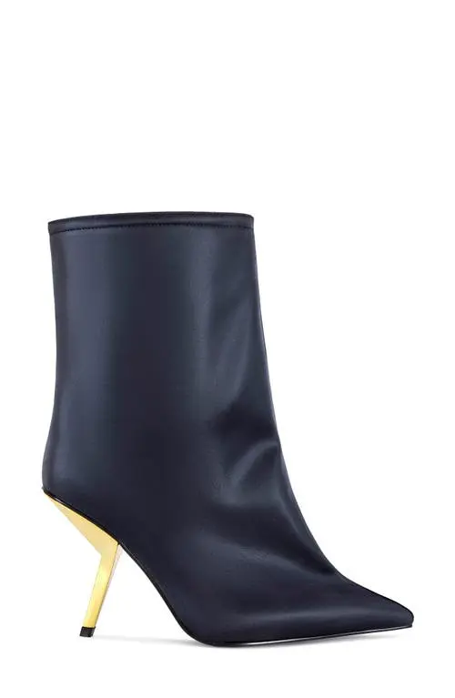 AZALEA WANG Quinney Pointed Toe Bootie - Navy